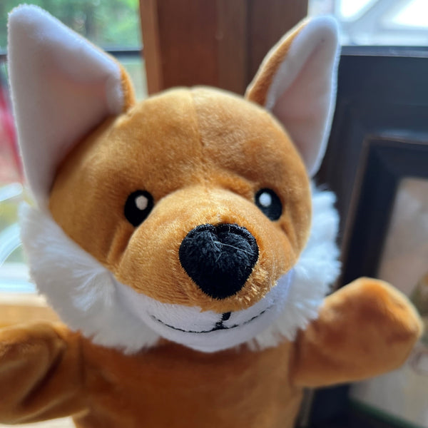 Hand Puppet Fox Soft Toy - Loula and Deer